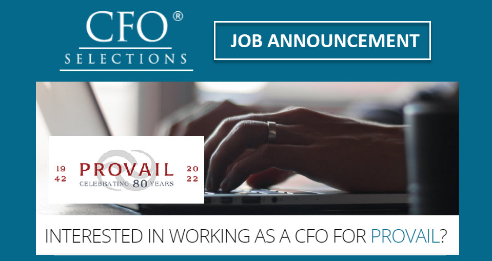 Submit Resume to PROVAIL as CFO - Job Announcement